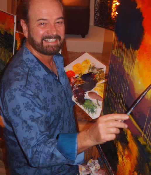 Ford films fun moments in his studio last week... - Ford Smith Fine Art